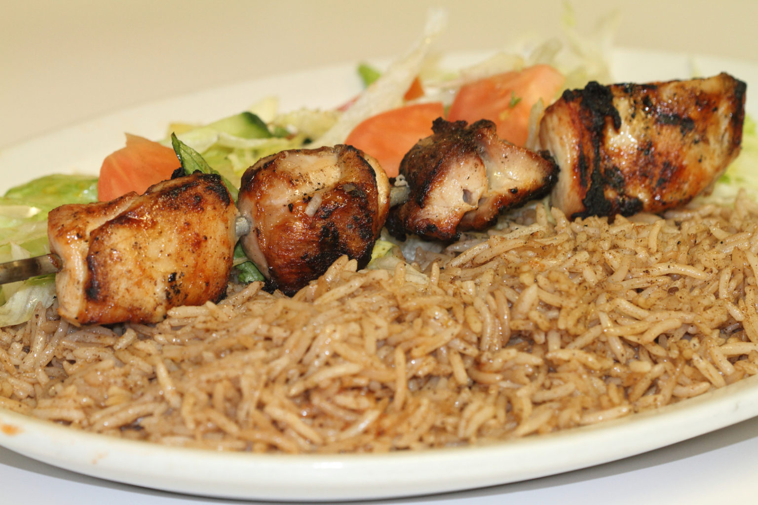 Chicken Kebab Plate | Golden Fingers